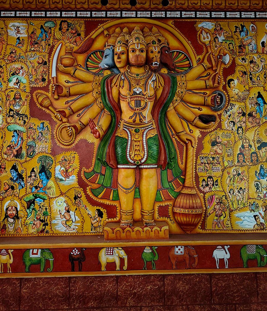 Karya Siddhi Anjaneya Temple Girinagar Bangalore - Famous Temples Of India
