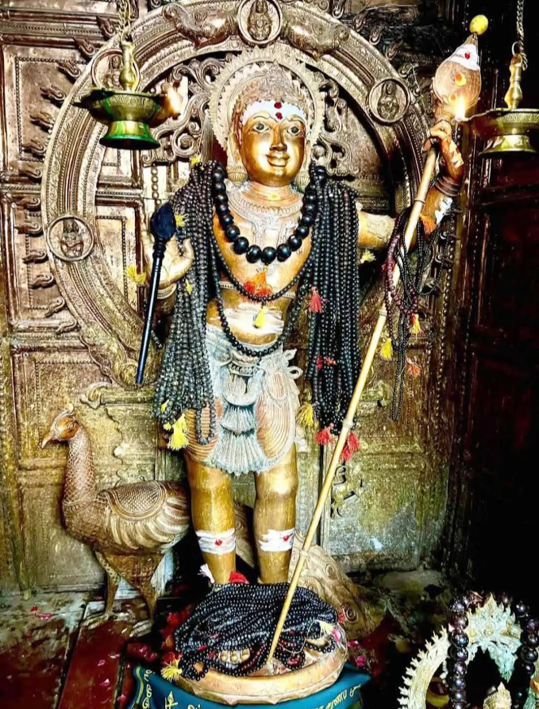 3BCE Pathala Sembhu Murugan Temple: Underground Copper Pot
